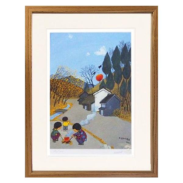 版画限定枚数　： 800枚額サイズ　： 53  x 41.5cm作品サイズ： 36 x 26cm重量　　　： 2kg仕様　　　： 生成りエンボスマット　　　　　： アクリル（2mm）