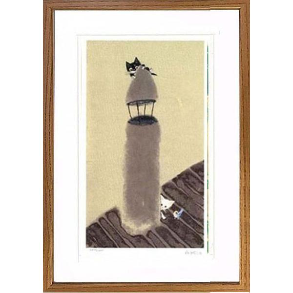 作品　　　：版画限定　s800枚　　　s800の、頭のsはセカンドエディションのことで、　　　初版 完売後、好評につき、作家 承諾のもとに、　　　再び版をおこし作製（限定枚数）した作品。額サイズ　 ： 32.0 x 44.0cm作品サイズ ...