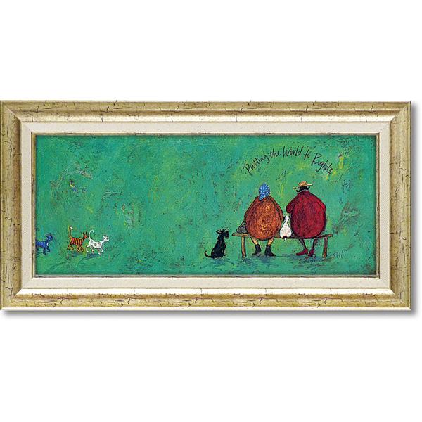 作品　　： 複製画額サイズ： 63.5 × 32.5cm重量　　： 0.9 kg(仕様）額　　　：樹脂フレーム作品　　：絵の表面を特殊ゲル加工