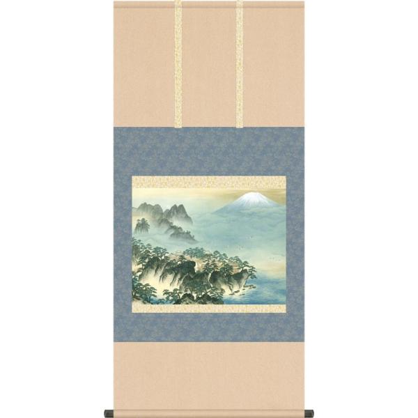 高精彩巧芸画 （手彩入り）本紙　：新絹本サイズ：幅54.5 x 113cm（尺五）表装　：洛彩鍛子本表装（表装品質10年間保証付き）軸先　：陶器収納箱：桐箱畳紙収納高精彩巧芸画 (手彩補色）とは世界の有名美術館がレプリカを制作するために採用...