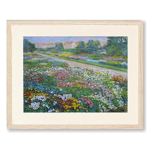 作品　　　： 複製画額サイズ　： 53 x 41.5cm重量　　　： 1.6kg（仕様）マット　　：生成りエンボスマット額表面　　：アクリル使用