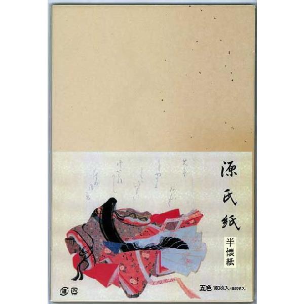 源氏紙　半壊紙　５色１００枚入り（各20枚）