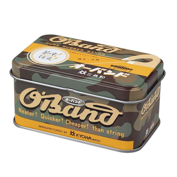 「オーバンド カモフラ缶 30g #16 カーキ (緑) GGC-040-CF」は、多用途に使えるおしゃれなカモフラ柄の結束バンドです。30g入りで、荷物の結束や整理、クラフトやDIYに最適。しっかりとした伸縮性と耐久性を備え、輪ゴム感覚で...