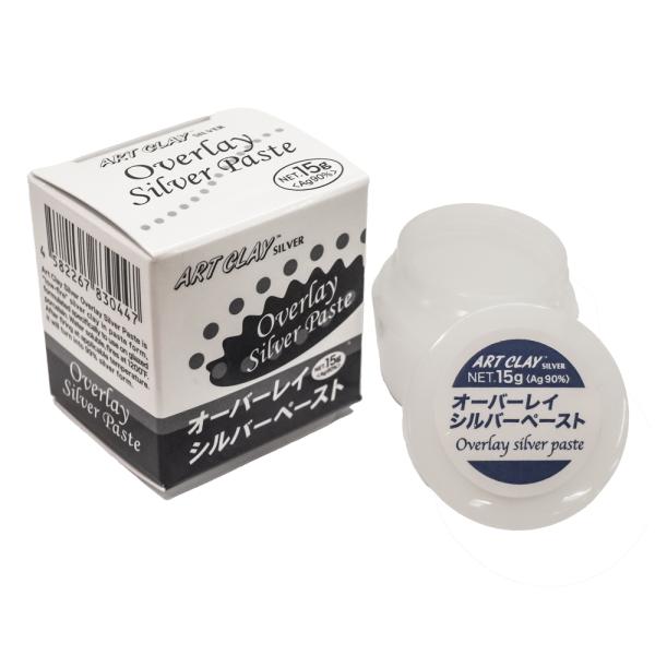 陶磁器に直接塗布して焼成できる、画期的な銀彩用新素材。水性なのでやり直しや扱いが簡単です。盛りつけ、塗りと共に水で粘性を調節でき、表現の幅が広がります。