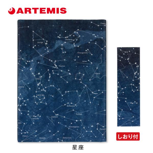 ファイバー フリーサイズ ブックカバー星座 [m]タイベック 文庫 B6 四六判 新書 a5 マンガ 辞書 ノート サイズ調整 耐水 かわいい 読書カバー プレゼントメール便OK※ご注意※購入画面でも配送方法をご指定ください。メール便（ゆう...