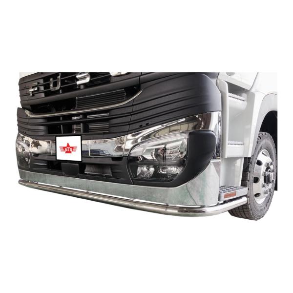 ステンレス バンパー アンダー パイプ 　3分割セット/1台分23スーパーグレート(MY24)専用純正バンパーに取付けるステンレス/鏡面パイプ★安心の日本製★【仕様】●材質：ステンレス/鏡面/60.5φ※端部は溶接閉じバフ鏡面仕上げ●適合：...