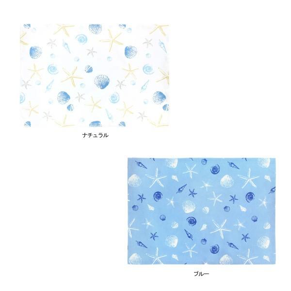【発売日：2016年06月01日】食卓をさわやかに演出する、海を感じるランチマットです。素材：コットン100％原産国：インド  サイズ：約45×32cm