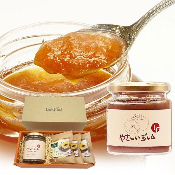 【発売日：2025年09月14日】りんごマニアに捧ぐ、長野県産砂糖不使用・添加物不使用の「やさしいジャム 紅玉りんご」と「和紅茶と輪りんごのアップルティー」のりんごづくしBOX長野県産の紅玉りんごジャム(爽やかな酸味が特徴の、りんごの原点と...