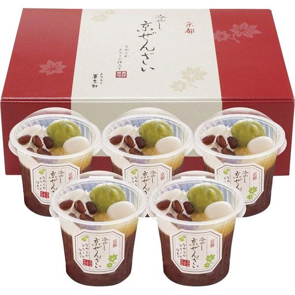 【発売日：2022年04月06日】京の和心たっぷり『冷やしぜんざい』です。モンドセレクション金賞受賞の『あん』を使い、団子・栗あん・ホイップクリームを贅沢にトッピング。伝統の中にもモダンな風情を感じる、京都ならではの人気デザートです。【内容...
