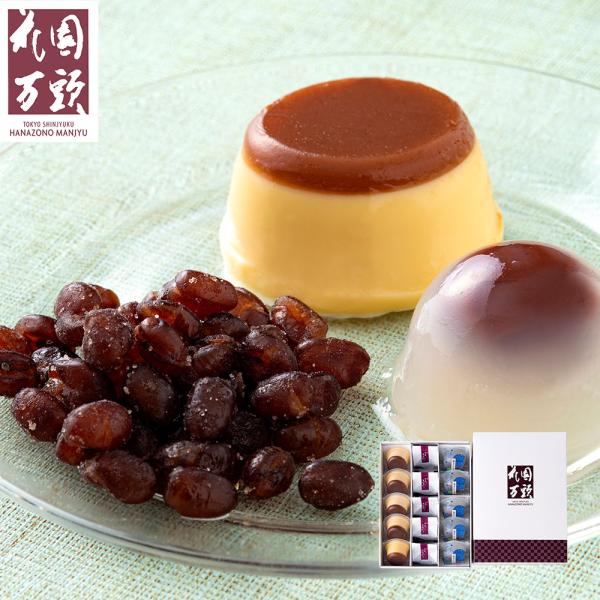 【発売日：2025年06月21日】国産小豆を使用した代表銘菓「ぬれ甘なつと」、本葛を使用した「葛まんじゅう」と花園万頭自慢のこしあんを使用した和洋折衷菓子「あんプリン」との詰合せです。■規格：ぬれ甘なつとお手玉×5、葛まんじゅう×5、あんプ...