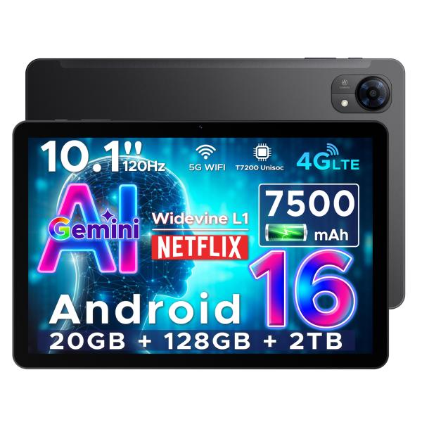 製品仕様：シリーズ ：Tab G5OS ：Android 16画面サイズ ：10.1インチディスプレイ ：IPS / In-cell / 90Hz解像度 ：1280×800 HDCPU ：Unisoc T7200（T606）8コアGPU ：...
