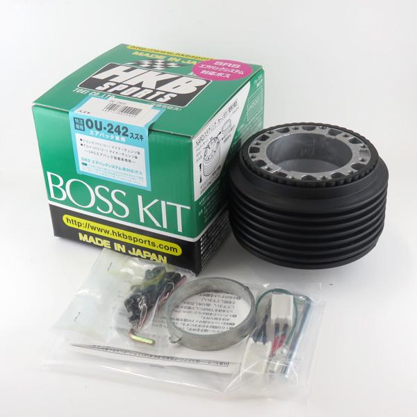 【適合について】車種・型式・年式・装備等により、適合するボスキットの品番が異なります。必ずメーカーHPの適合表にてご確認ください。ご不明な場合は当店へお問い合わせください。■品番：OU-242■メーカー：HKB SPORTS（東栄産業）■材...