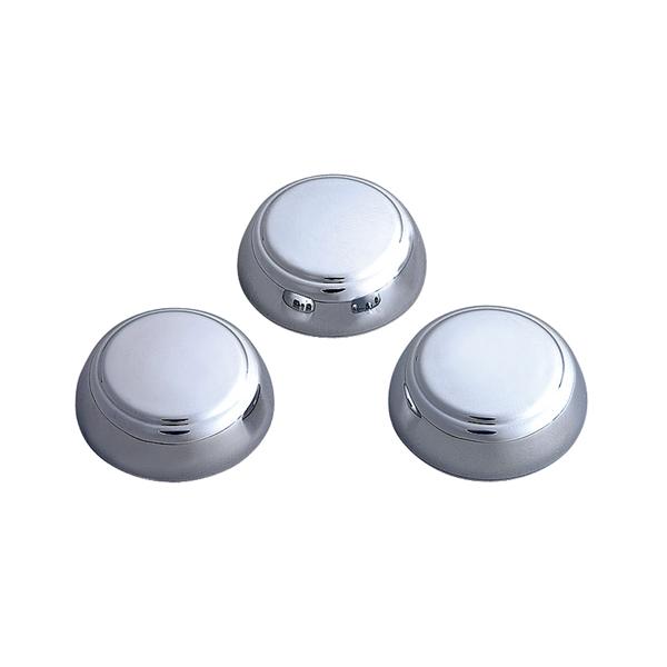 ●ナンバーボルトに貼り付けるだけで手軽にドレスアップできるボルトカバーです。●ABS樹脂に高品質クロームメッキ仕上げでナンバープレートをさりげなくグレードアップします。■サイズ直径21.5mm厚さ8mm