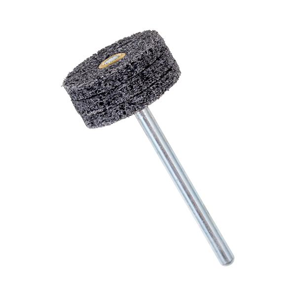 ◆◆用途◆◆酸化被膜やサビ取り、汚れ落とし、木材ケバ取り、ツヤ出し研磨、塗装前の面粗度調節。◆◆機能◆◆前仕上げ用です。研磨用特殊繊維をフラップホイール形状に施した軸付き研磨ホイールを使用しています。◆◆仕様◆◆●サイズ：径20mm。