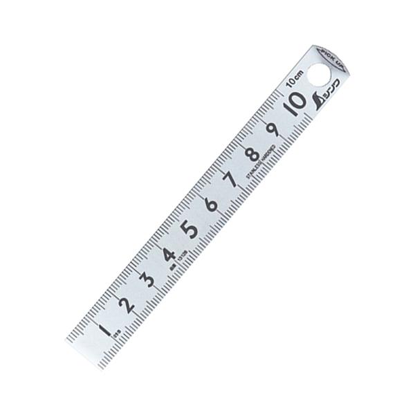 ◆◆用途◆◆長さの測定用直尺。◆◆機能◆◆読み取りやすい大きな数字を採用しています。目盛がエッチングで刻み黒メッキなので取れないです。裏面度量衡換算表付です。◆◆仕様◆◆●本体サイズ：全長120mm×幅15mm×厚さ0.5mm。●重量：7g...