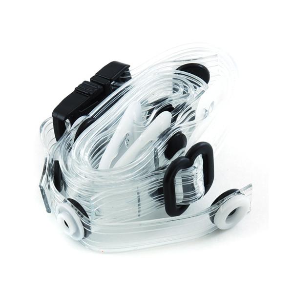 ◆◆用途◆◆ヘルメット用透明アゴ紐。◆◆機能◆◆あご紐による日焼けを防ぎます。ワンタッチ式です。◆◆仕様◆◆●12mm幅。◆◆材質◆◆●紐：塩化ビニ-ル。●取り付け部：樹脂製。