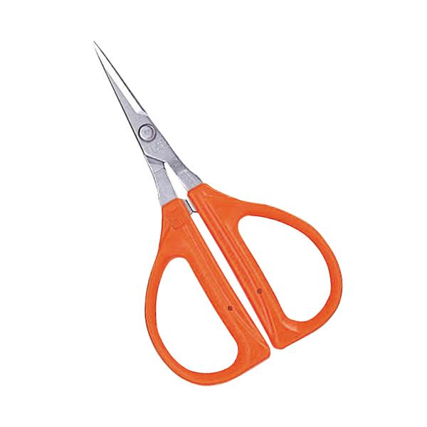 ◆◆用途◆◆野菜の収穫・花・クラフト用。◆◆機能◆◆細工万能鋏です。◆◆仕様◆◆●全長：140mm。●重量：42g。●刃長：32mm。◆◆材質◆◆●刃：高級ステンレス刃物鋼。●柄：高衝撃ABS樹脂。※※注意事項※※刃先を人に向けないでくださ...