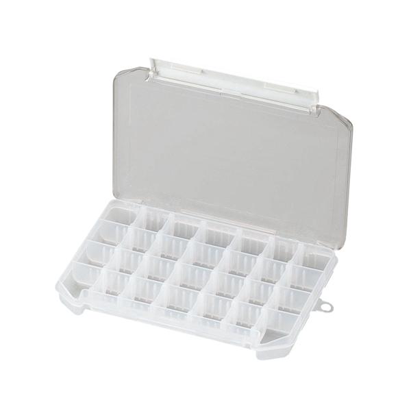 ◆◆用途◆◆小物の収納。◆◆機能◆◆可変式仕切板24枚付きです。仕切り板が24枚あるので、コンパートメントが自由自在です。中身が見易いクリアータイプです。衝撃に強いポリカーボネードを使用しています。薄型タイプです。◆◆仕様◆◆●外寸：205...