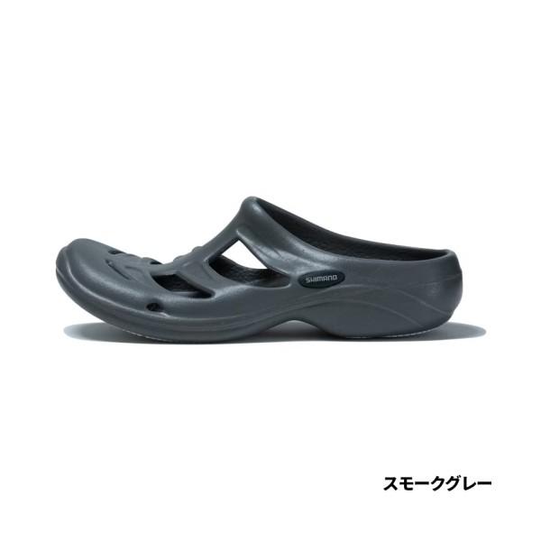 カラー： スモークグレーサイズ： LLサイズ(詳細)1： (目安) 27.0-28.0cmJANコード：4969363162755メーカー名：シマノ商品名：SHIMANO EVAIR マリンフィッシングサンダル LL スモークグレー FS-...