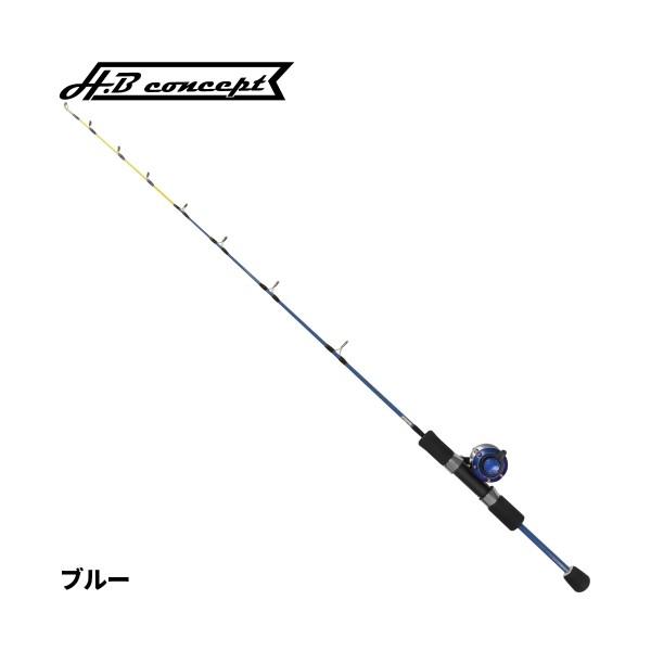 堤防のテトラ周りでのさぐり・穴釣りに適した専用ベイトロッドとリールのセット。竿は適度に柔らかいティップで食い込みが良く、アタリもわかりやすい調子。