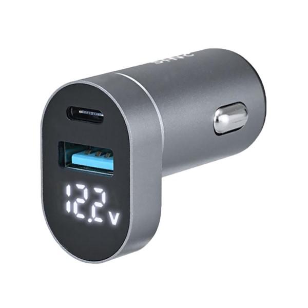 品番：F340品名：DCパワープラグC+A PD30W仕様：アルミ、USB Type-A、 USB Type-C●USB Type-CポートとUSB Type-Aポートを備えたDCプラグです。●USB Type-CはPD30W、USB Ty...