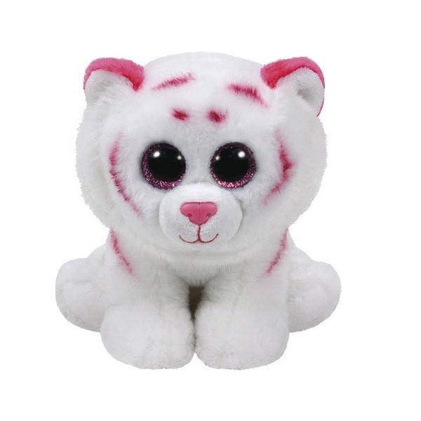 Beanie Babies タボール (M)手触り抜群。実際のどうぶつと同じ色合いが年齢、性別問わず愛されている商品。Tyのロングセラー商品です。Name: TABOR - トラ pink/whitePOEM:“I like to roam...