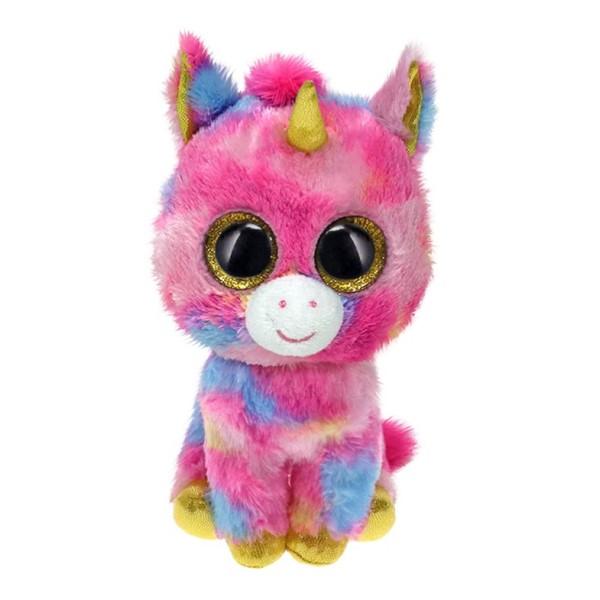 Beanie Boo's ファンタジア (L)Tyと言えばビーニーブーズ。どこから見ても見つめ返してくれる大きなキラキラの目、ワクワクするような鮮やかな色合い。ぬいぐるみでありながらファッション性を兼ねそなえた、Tyのアイコン商品です。Na...