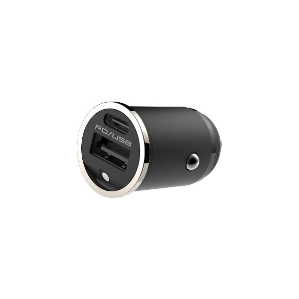 USB PD(Power Delivery)規格対応/QuickCharge3.0規格対応●車のDCソケットをUSB-AとType-Cの2ポートのUSB電源に変換。●車のDCソケットのキャップが閉まる超コンパクト設計。●USB PD(Pow...