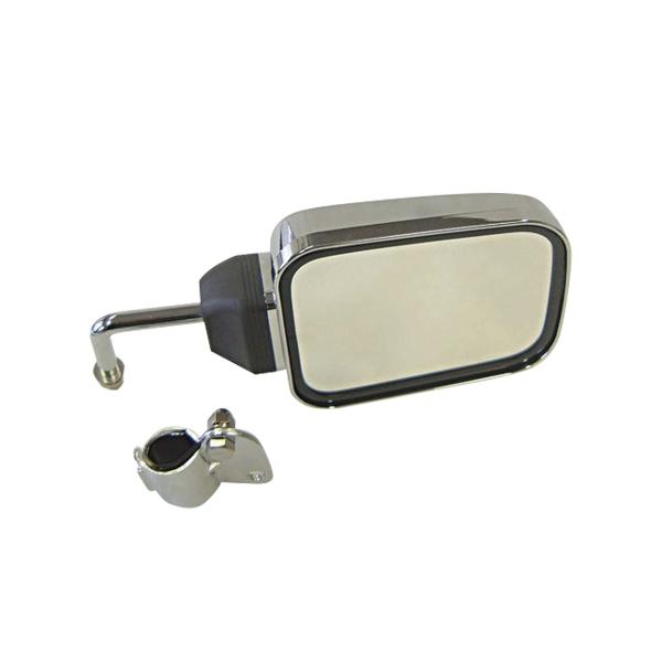 運転時の死角をカバーするサポートミラー●高級ブライド材クロームメッキブラケットを使用。●運転時の死角をカバーするサポートミラー。品番 KM-977JAnコード 4907986709773取り付け可能サイズ φ19~27mm鏡面サイズ 100...