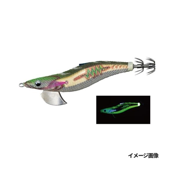 【ヤマリア/YAMARIA】ストロボフィンが生み出す平打ちアクションによる「光」、ラトルによる「音」を武器にしたハイアピールモデルです。ボディの広い面でギラっと光を反射させてイカを誘います。また、生態研究に基づいた「イカが感知しやすいラトル...