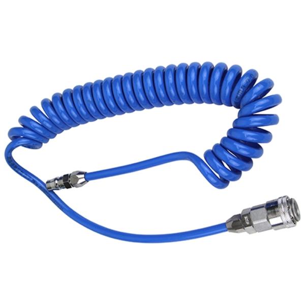 縮んでいるときも横幅が小さく、スリムに収納ができます。■■■用途■■■エアーコンプレッサー用ホース。■■■機能・特徴■■■伸ばして作業ができ、縮めて収納できる伸縮で邪魔にならないコイル状のエアホースです。柔軟性・弾力性・伸縮性に優れています...