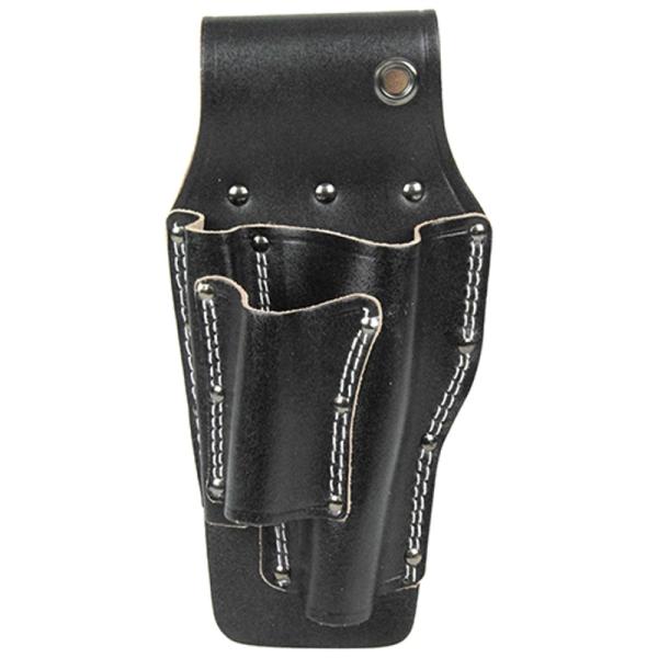 抜群の耐久性、ハードな使用にもOKです。■■■用途■■■板金鋏、金切鋏等の道工具類の収納、携帯。■■■機能・特徴■■■開口部をR型にカットしてあるので、出し入れしやすくなりました。床皮に黒染コーティングを施してありますので、摩擦に強く水をは...