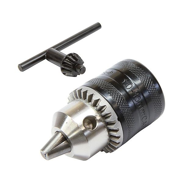 キャッチコピーボール盤として使用する際に、ドリルなどを掴みます。用途先端パーツの固定。特徴フライスマシンNo.27000・16000用の穴あけ用ドリルチャックです。