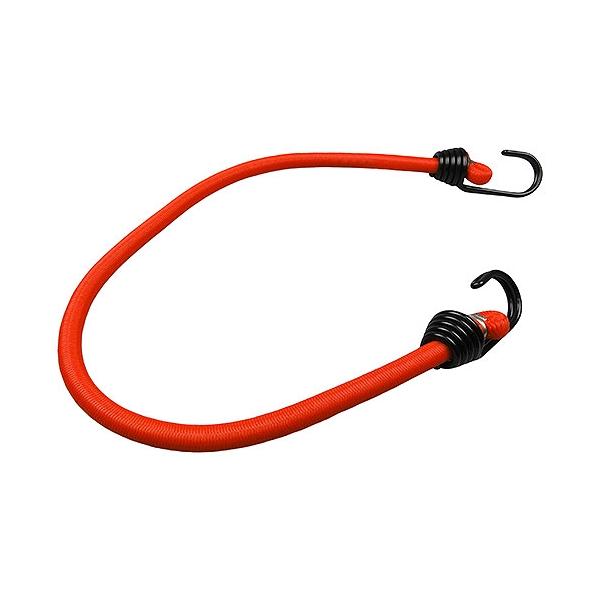 キャッチコピー伸縮性があり、周囲を糸で特殊織しているため、強度があります。用途荷物の仮留め・固定。特徴両端にフックの付いた丸ゴムです。フック取付なので、様ーな所に簡単に取付可能です。