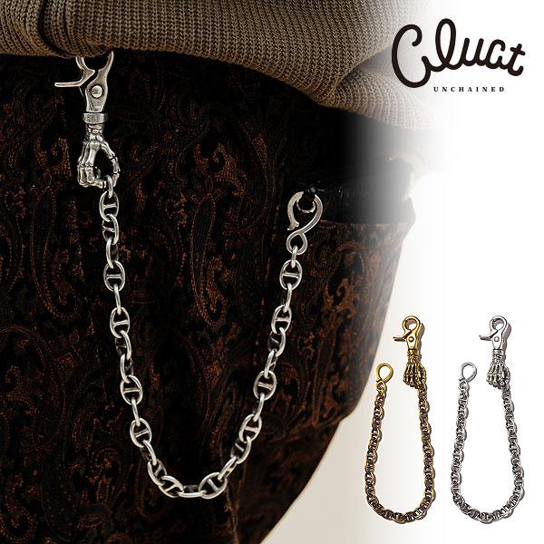 CLUCT クラクトオリジナルで作成したウォレットチェーンです。他にないCLUCTオリジナルの形が最大の魅力です。コンパクトながらオリジナリティを発揮してくれる逸品は着こなしの名脇役といえる存在です。素材 : BRASSサイズ : 約45c...