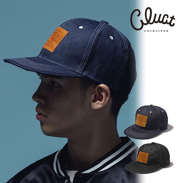 CLUCT クラクト日本の工場で製作したCLUCTオリジナルキャップ。フロントに本革ワッペンを配置したオリジナルのデニム素材のトラッカーキャップ。CLUCTらしさを落とし込んだ長年愛用できる商品です。CONTENT _ 100% COTTO...