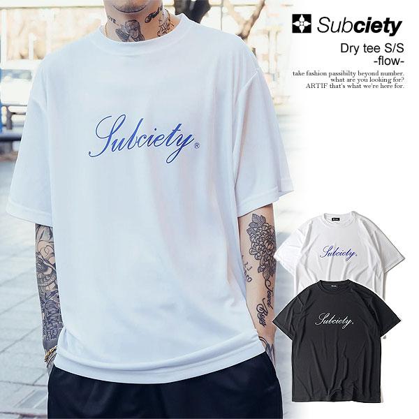 【発売日：2025年05月07日】SUBCIETY サブサエティ 30％OFF SALE セール ●商品説明4.7オンスのドライ半袖Tシャツ。吸水速乾・UVカット機能を備えたメッシュ生地を採用。フロントにはタイポグラフィロゴ『flow』をプ...