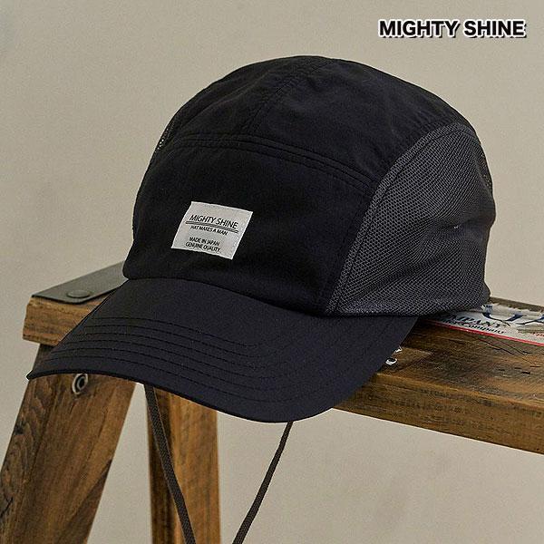 Mighty Shine マイティーシャイン 40％OFF SALE セール しなやかなナイロン素材をベースに、柔らかいメッシュで両サイドを切り替えた機能性の高いキャップ。スポーツテイストからトレンドのゴープコアのようなアウトドアを取り入れ...