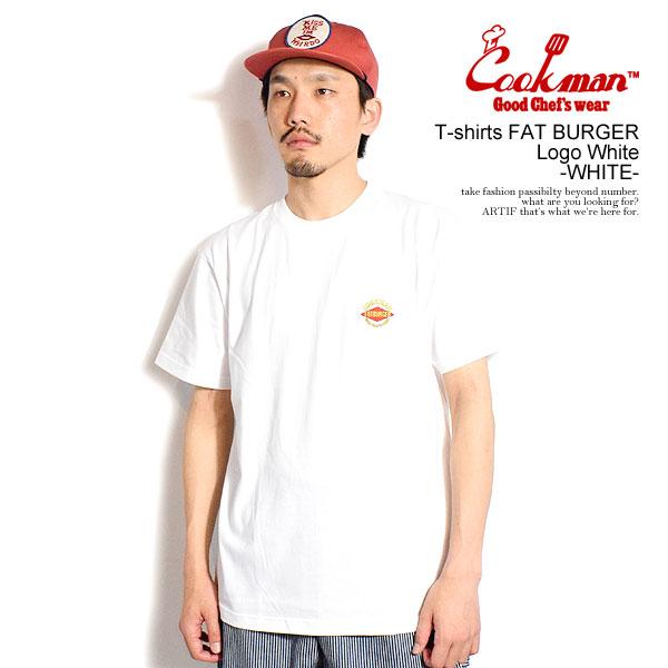【発売日：2025年04月25日】COOKMAN クックマン●商品説明程よい肉厚のボディに、Cookmanらしいオリジナルデザインをバックプリントに施したTシャツ。エプロンを付けた時でも、後ろ姿をおしゃれに見せてくれます。FAT BURGE...