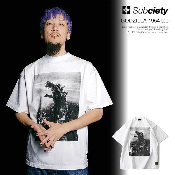 【発売日：2026年03月01日】SUBCIETY サブサエティ●商品説明日本が誇る「ゴジラ」とのコラボコレクションアイテム。ボックスシルエットのプリントTee。ざっくりとした生地感のオープンエンド糸の7.1オンスの天竺生地を採用。高密度に...