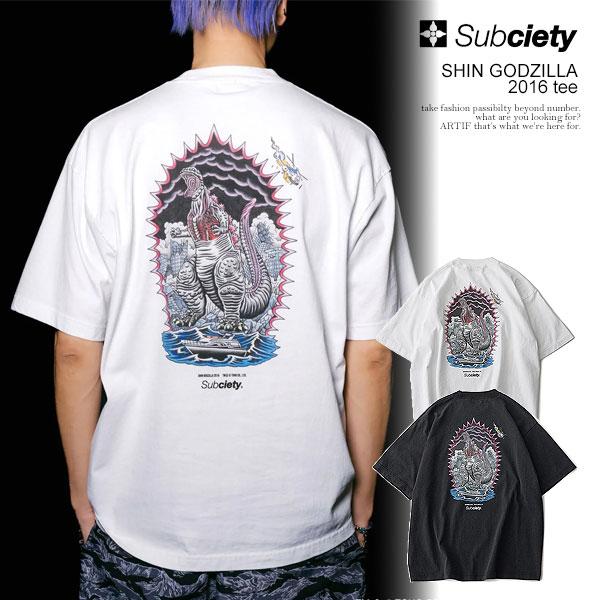 【発売日：2026年03月01日】SUBCIETY サブサエティ●商品説明2026年に公開10周年を迎える『シン・ゴジラ』とのコラボコレクションアイテム。ボックスシルエットのプリントTee。ざっくりとした生地感のオープンエンド糸の7.1オン...