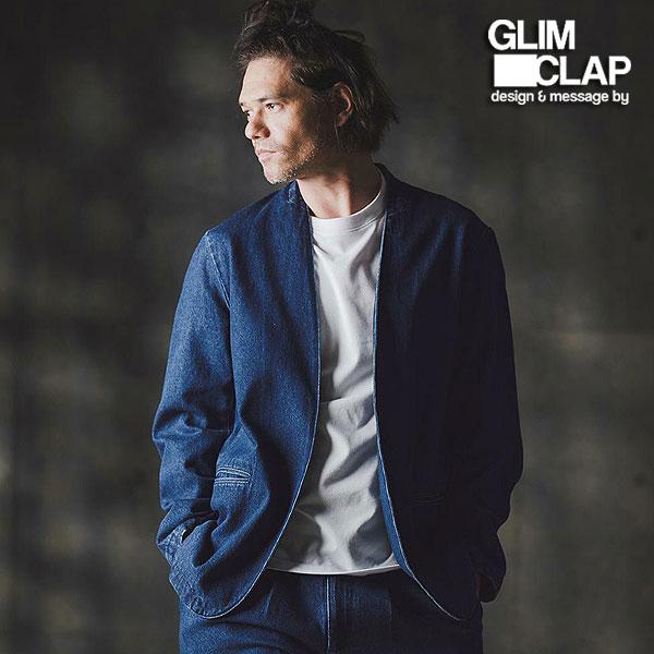 GLIMCLAP グリムクラップミニマルなフロントディテールに仕上げたデニムジャケット。フィールドウェア由来のデニムのカジュアルテイストをミックスした個性的な感性の一枚です。■DELI : 8月中旬〜下旬入荷予定素材 : 綿100% / 裏...