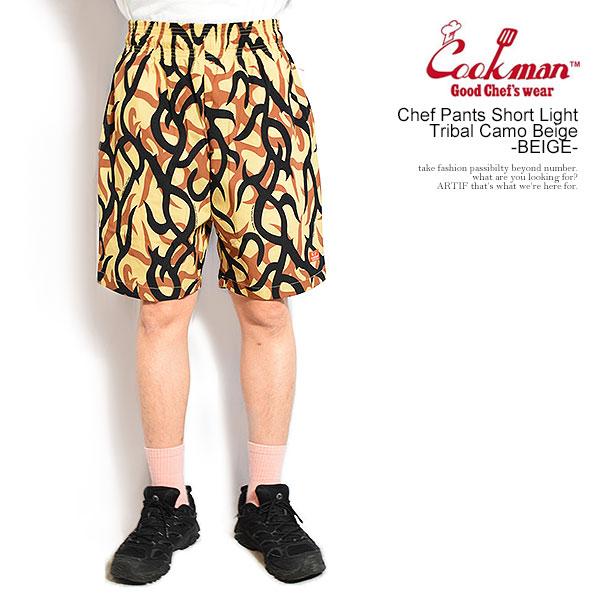 【発売日：2026年04月11日】COOKMAN クックマン●商品説明暑いキッチンでも快適に過ごせるChef Pants Short。腰周りがゆったりしていて、ウエストは幅広のゴムが使用されているので、リラックスした着用感を実現。裾にかけて...