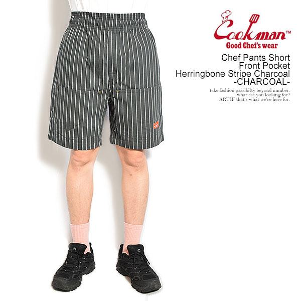 【発売日：2026年04月11日】COOKMAN クックマン●商品説明暑いキッチンでも快適に過ごせるChef Pants Short。腰周りがゆったりしていて、ウエストは幅広のゴムが使用されているので、リラックスした着用感を実現。裾にかけて...