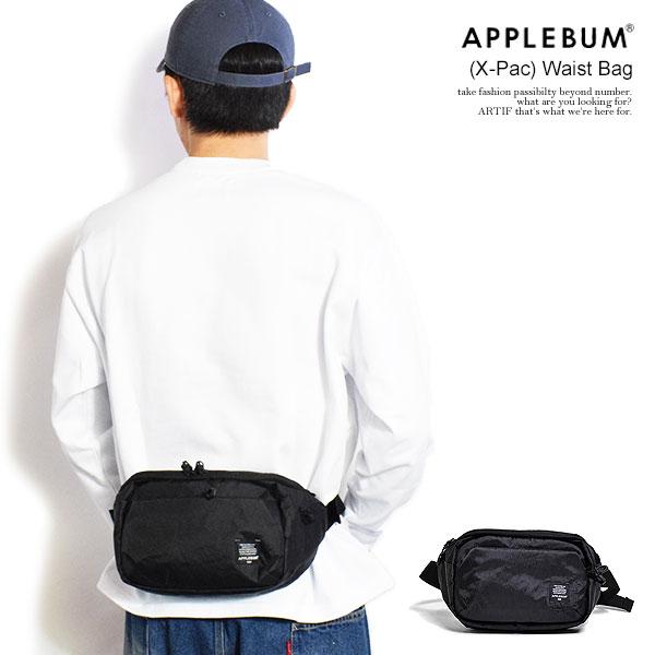 【発売日：2025年11月29日】APPLEBUM アップルバム●商品説明【表生地＋X-PLYファイバー＋裏地】の3層構造で、軽量性、高強度、防水性を高次元で両立させたX-Pac生地で仕立てたウェストバッグ。X字状の格子模様が特徴で、頑丈さ...