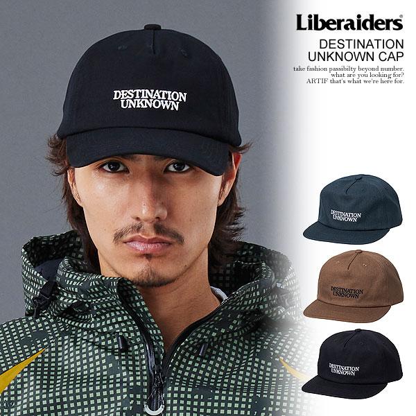 【発売日：2025年09月19日】Liberaiders リベレイダース 20％OFF SALE セール ●商品説明地厚なコットンキャンバスを使用したCAP。フロントにDestination Unknownの刺繍が入ります。バックストラップ...