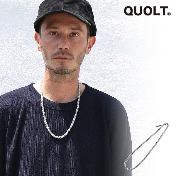 【発売日：2022年11月06日】QUOLT クオルト なめらかで重厚感のあるステンレス素材のネックレスです。素材 : STAINLESSサイズ : 61cm