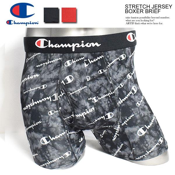 【発売日：2023年08月23日】CHAMPION チャンピオン優れた吸汗速乾機能と伸縮性を兼ね備えた「DOUBLE DRY?（ダブルドライ）」ストレッチジャージーを使用したボクサーブリーフです。メッシュ構造素材による高い通気性と心地良いフ...