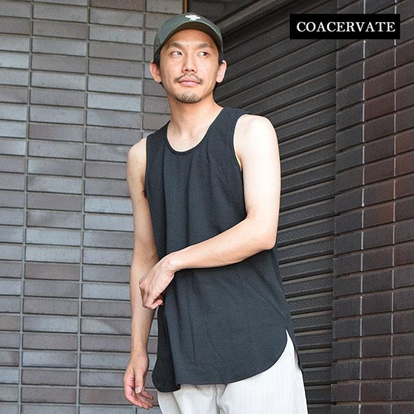 【発売日：2026年05月22日】COACERVATE コアセルベート●商品説明横縞状のリップル調の織り感が特徴的な、ロング丈タンクトップ。ストレッチ混のスパンフライス素材を使用し、柔らかな風合いと快適な着心地に仕上げました。シンプルながら...