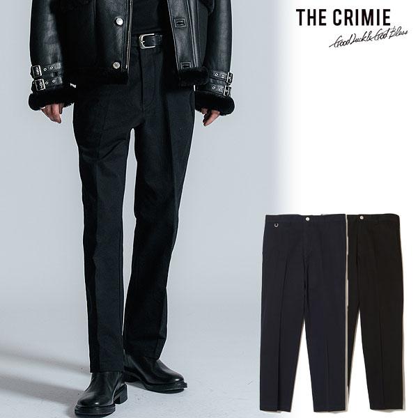 CRIMIE クライミークラシックなワークパンツの意匠を、都会的に洗練されたスラックスシルエットへと昇華させたパンツです。素材の持つタフさと、ラインの美しさを両立させた、THE CRIMIEらしい一本に仕上がっています。素材 : COTTO...
